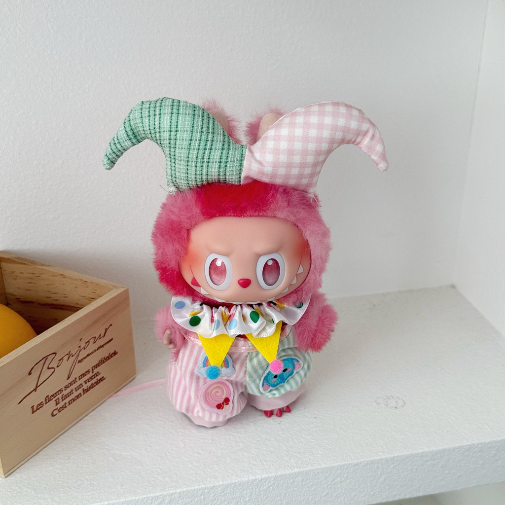 (No dolls) For labubu Big Into Energy Series clothes labubu ball clown ...