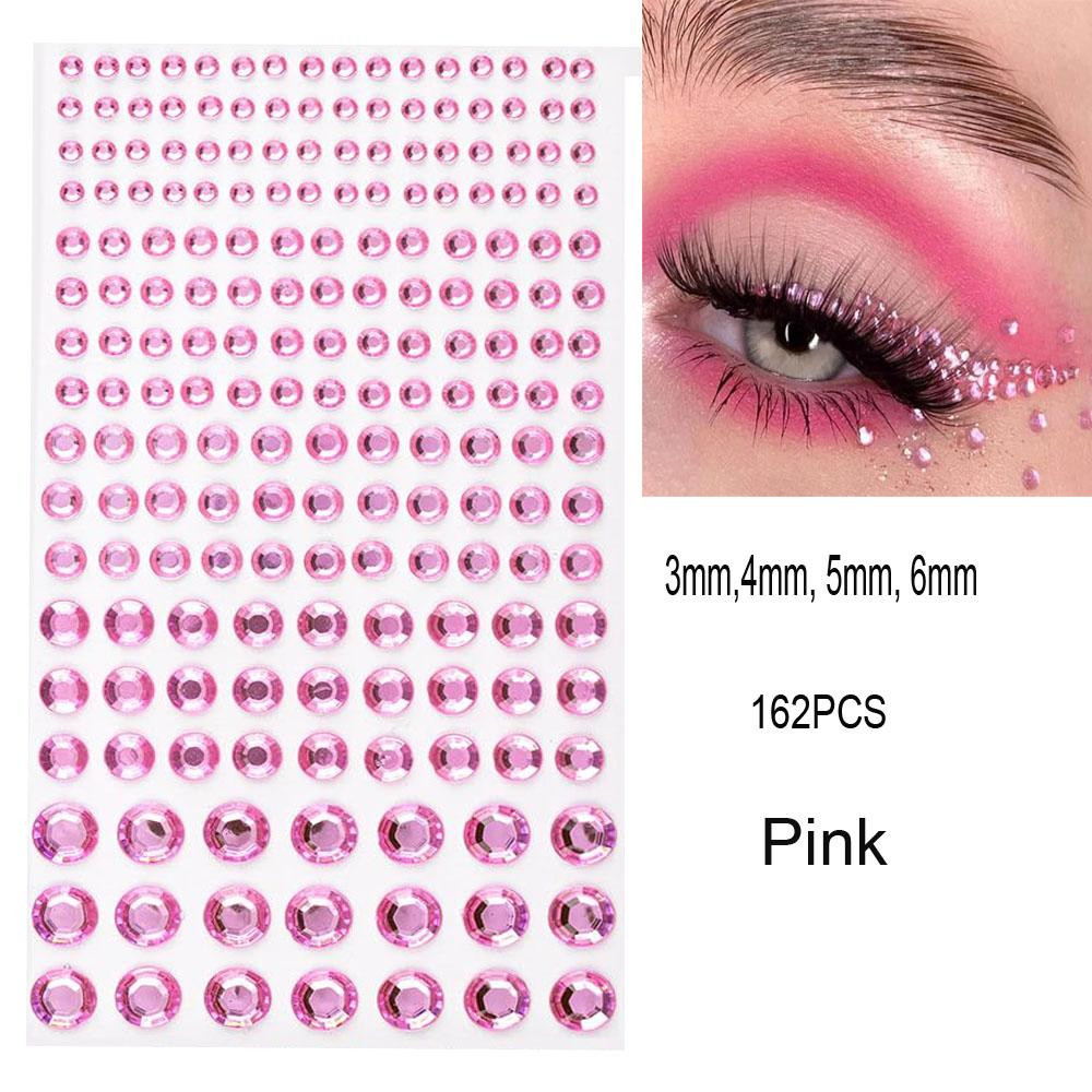 【Ready Stock】162grain Self-Adhesive Face Gems for Makeup Festival ...