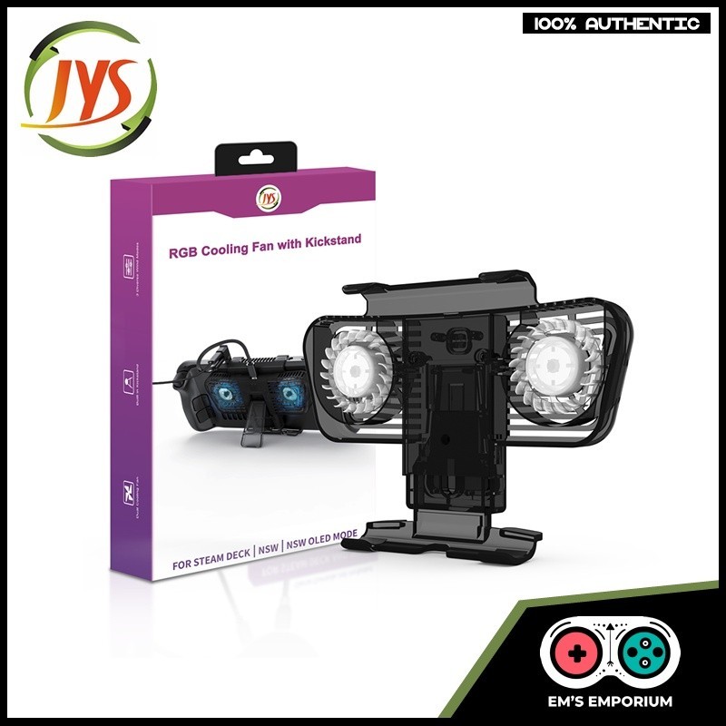 Steam Deck Cooling Fan Holder Stand with LED Light for Steam Deck or ...