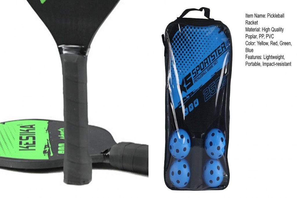 [W&T] Sturdy and Durable Pickleball Racket Pickleball Racket Set ...