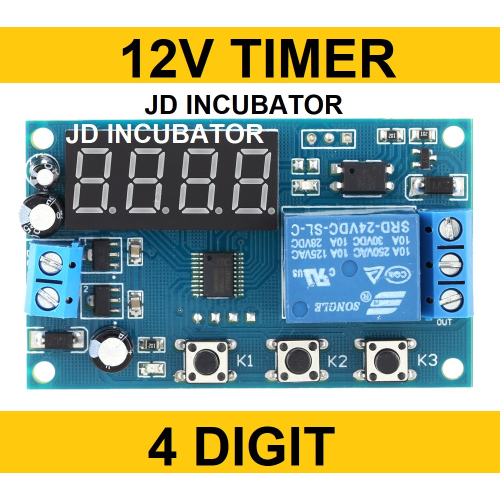 Timer for Incubators with 3 pin relay | Shopee Singapore