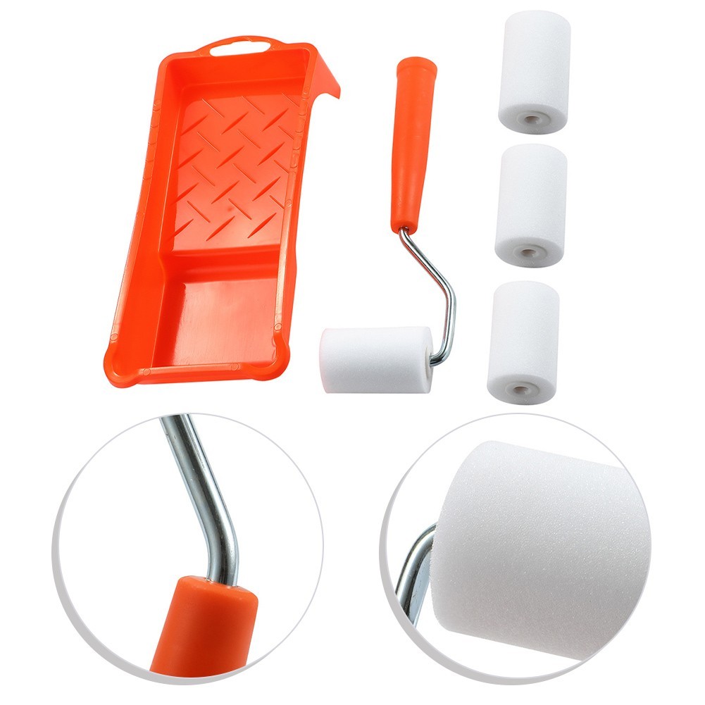 ⭐ Hot selling ⭐ 2 Inch Small Paint Roller Kit High-Density Foam Paint ...