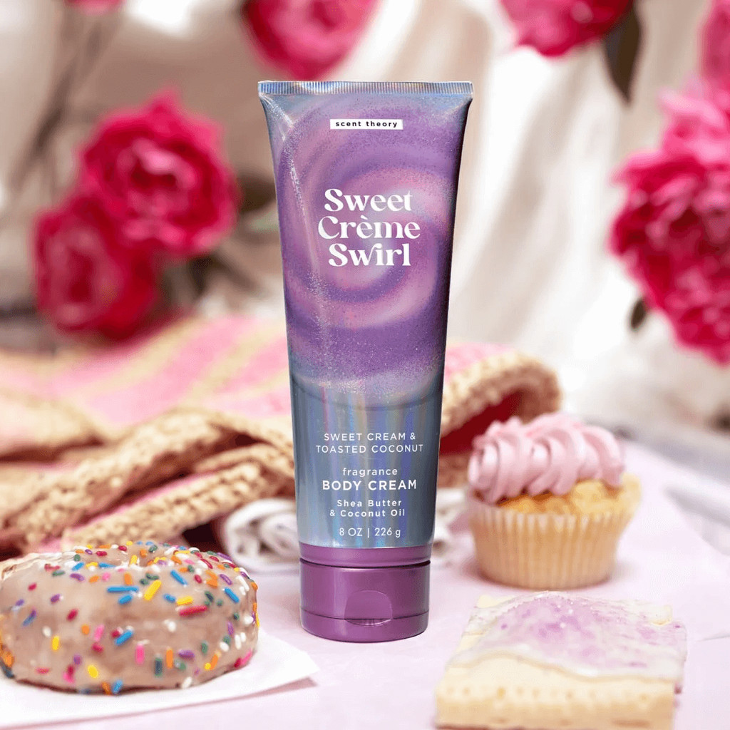 NEW Scent Theory Sweet Creme Swirl Fragrance Body Cream/Lotion with ...