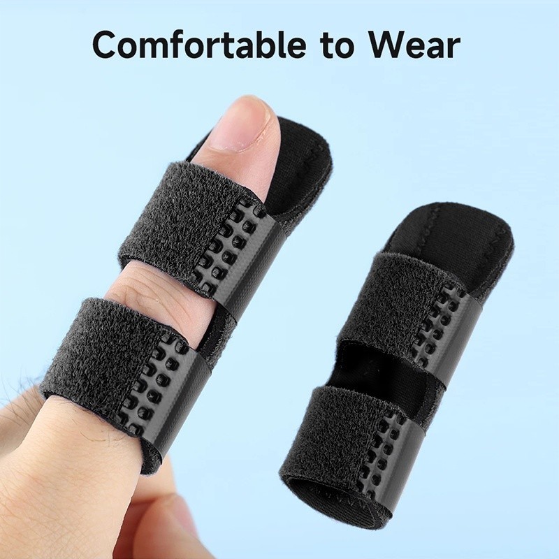 Pain Relief Finger Support Trigger Corrector Finger Fixing Splint Brace ...