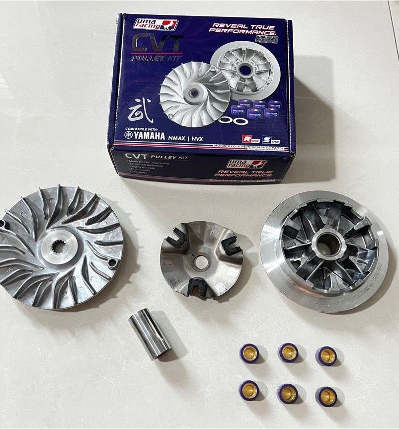 UMA RACING NMAX V1 V2 / NVX V1 V2 CVT PULLEY KIT SET WITH 11G ROLLER ...