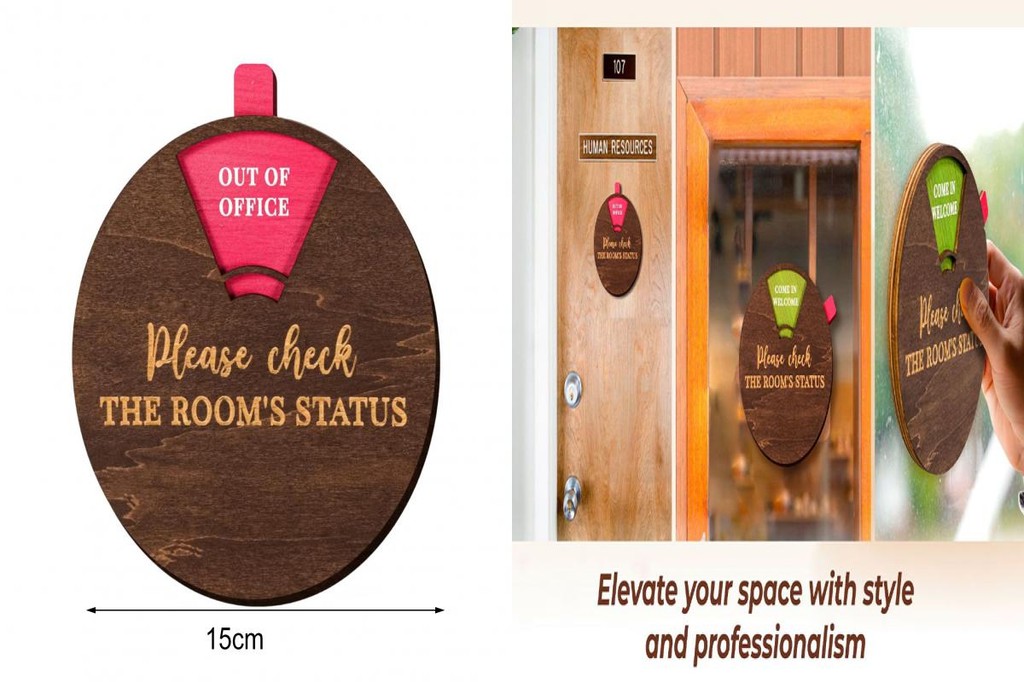 Do Not Disturb Door Sign Back Soon Door Sign Wooden Office Door Sign ...