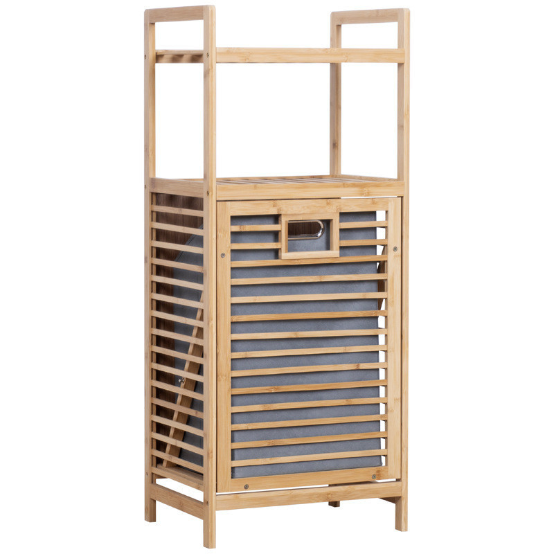 Dirty clothes basket rack, multifunctional bathroom rack with ...