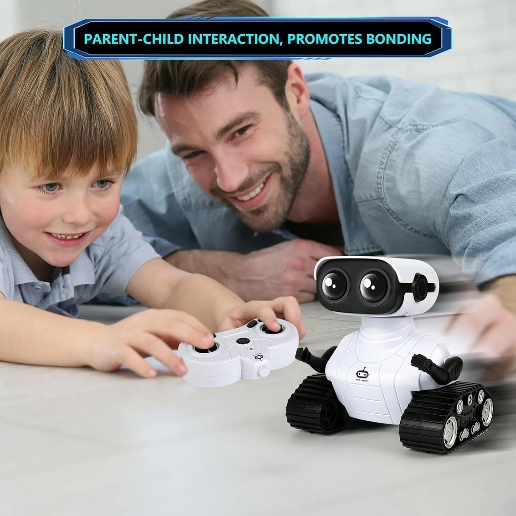 RC Toy Robot for Kids Remote Control Robot with LED Eyes Toy Gift for ...