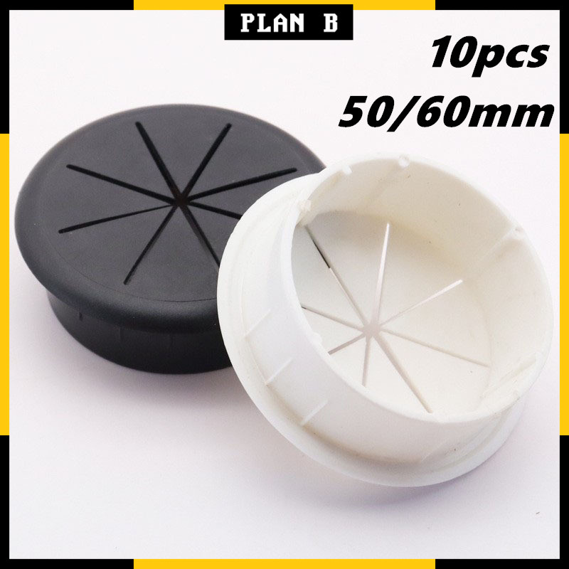 10pcs 50/60mm Office Desk Cord Grommet Desk Cable Hole Cover Desk Wire ...