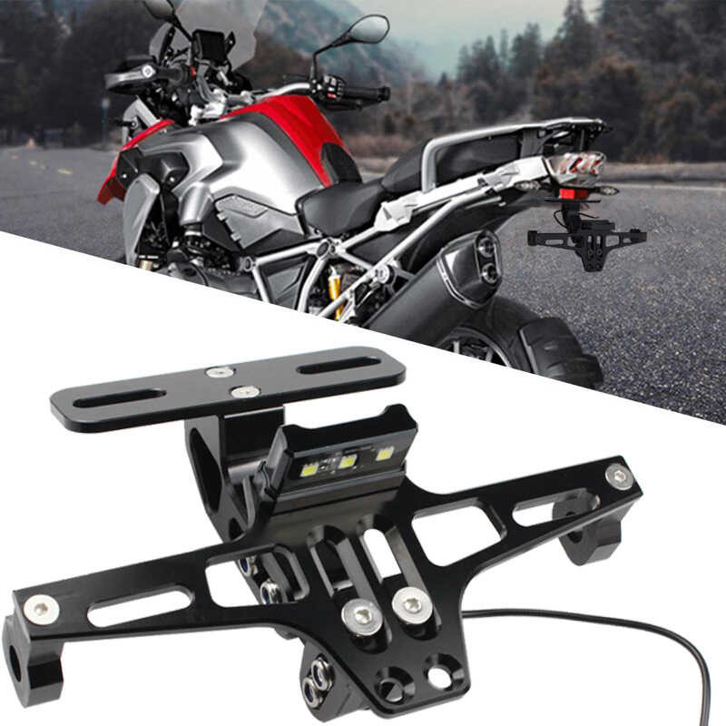 Motorcycle License Plate Frame With Light Motorcycles Turn Light ...