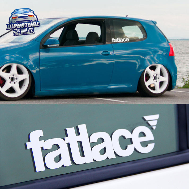 ** New ** Fear of Height Modified Car Stickers fatlace Street Wear ...