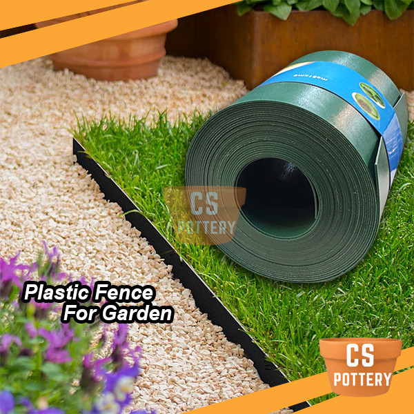 Pagar Plastik Landskap Taman Rumput / Plastic Fence Garden Landscape ...