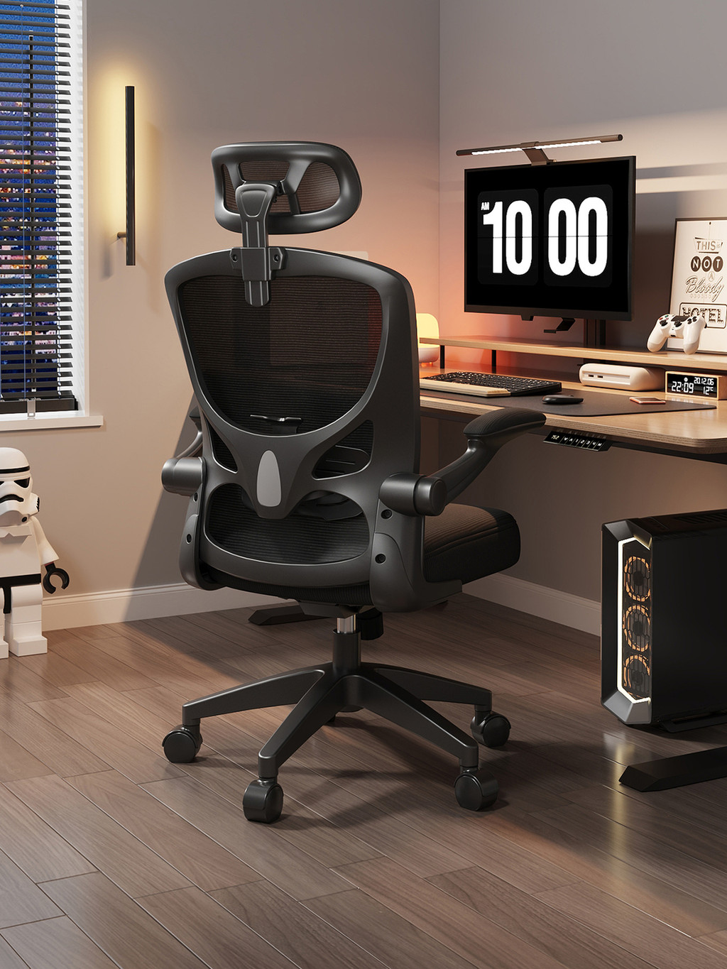 Computer Chair Comfortable for Long Sitting Home Office Chair Ergonomic ...