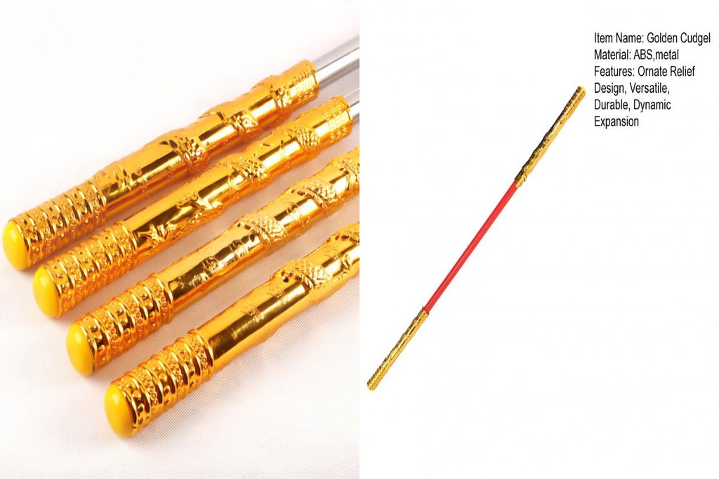 Sr Expandable Arts Prop Mythical Dragon Staff for Kids 60cm Golden ...