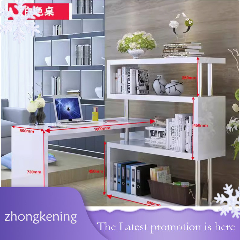 Storage Shees Study Integrated With Table Bookshelf Desk Bedroom ...