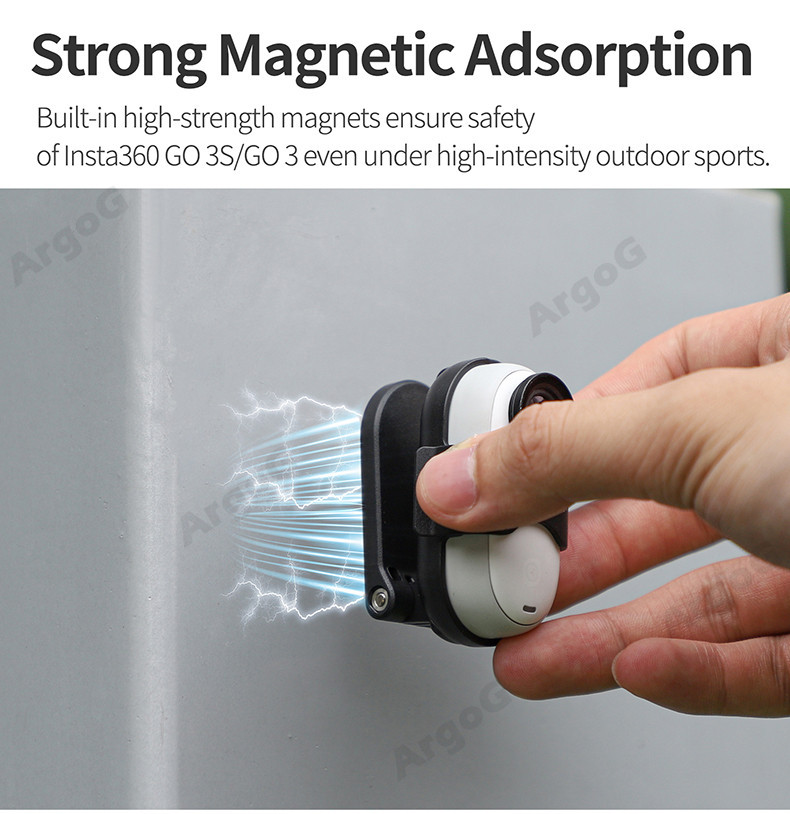 Sunnylife Magnetic Chest Mount with Neck Lanyard for Insta360 GO 3S ...