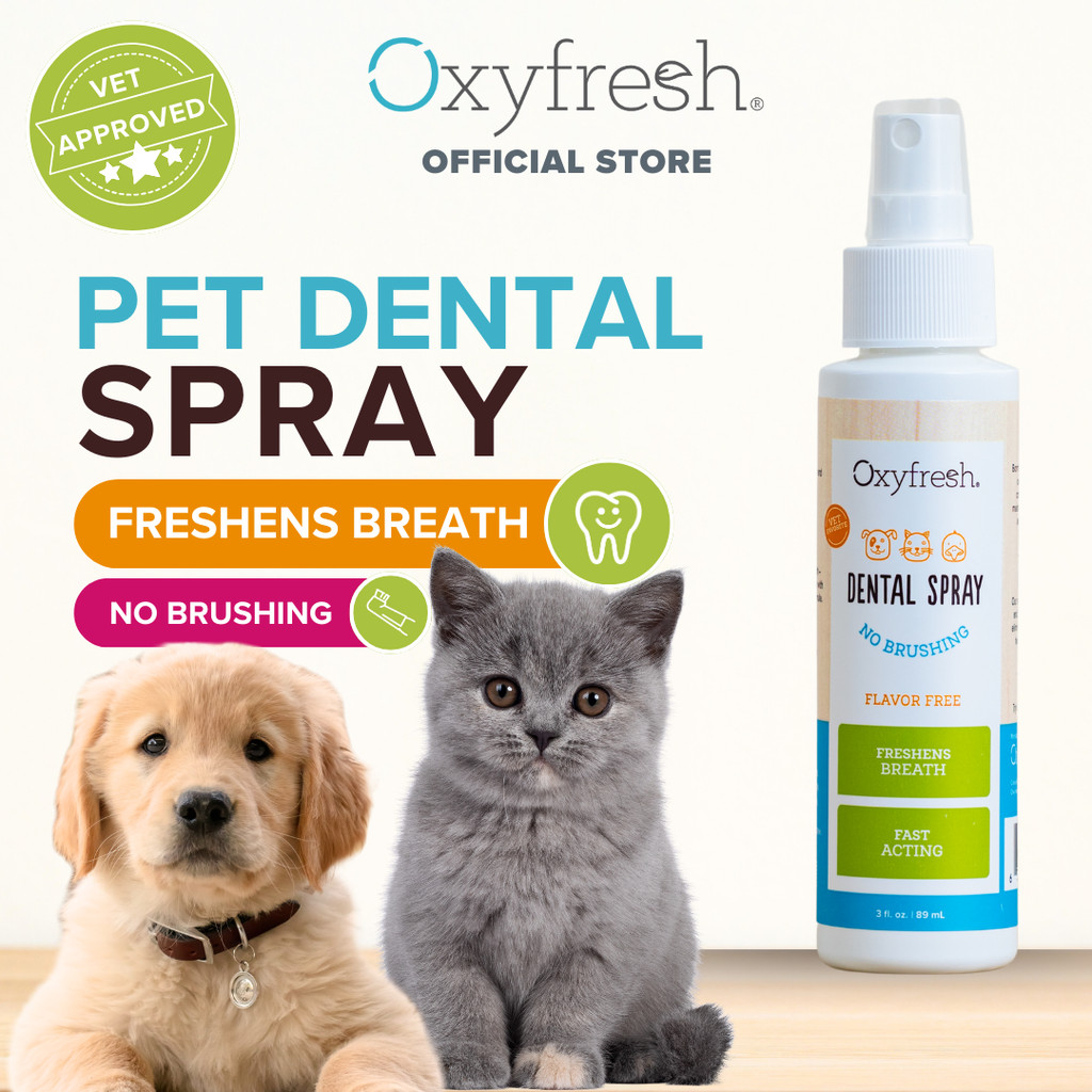 Oxyfresh Pet Dental Mouth Spray - Dog Toothpaste & Cat Toothpaste ...