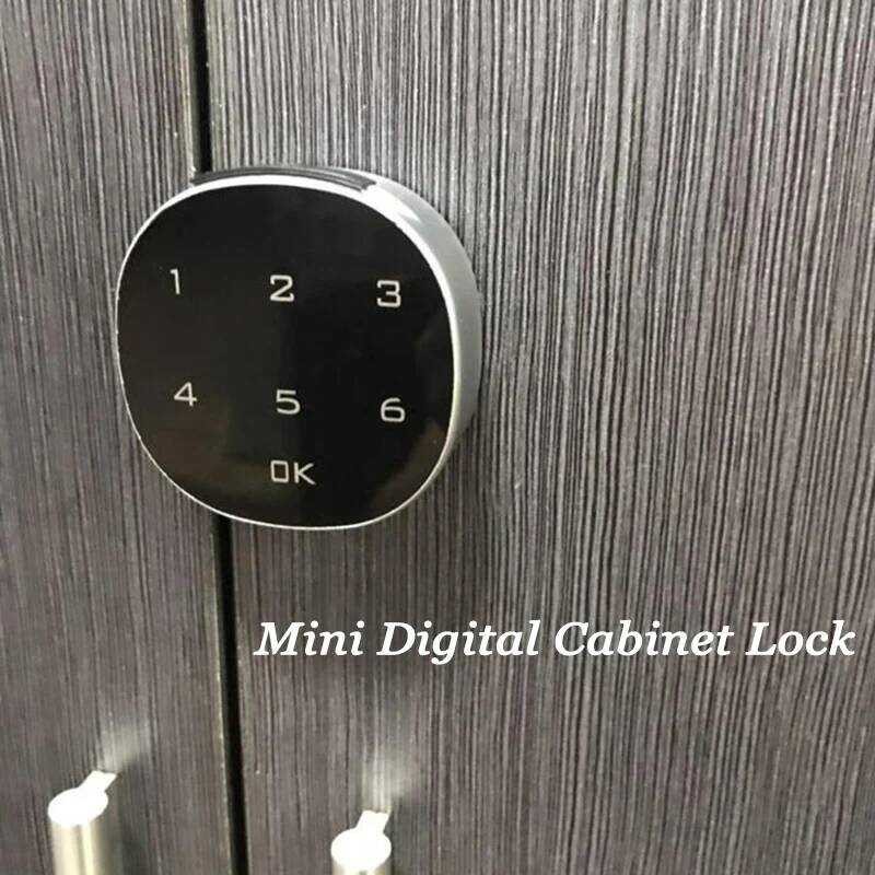 Rotatory Cabinet Keypad Pull Door Digital Shoe box Locker Anti-theft ...
