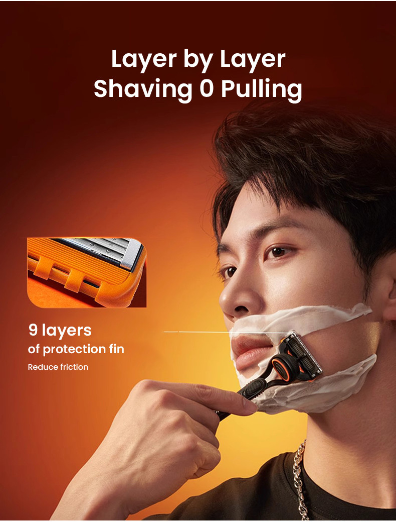 Gillette Fusion 5 Manual Razor Smooth Shaving 1 Handle 5 Razor Head 1 ...