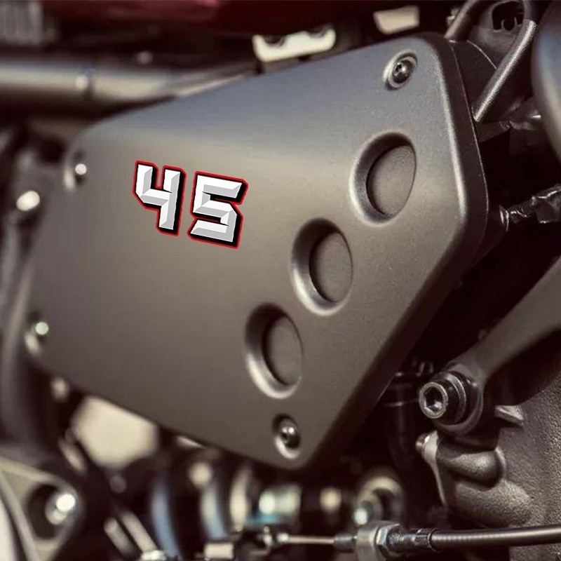 Reflective Number DIY Sticker Laser Racer Number Decal Motorcycle ...