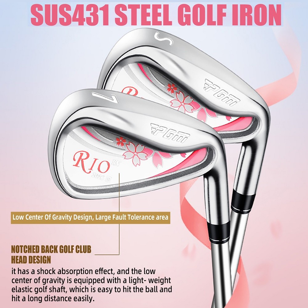 PGM RIO III series cavity back women golf 7 iron club with wide hitting ...