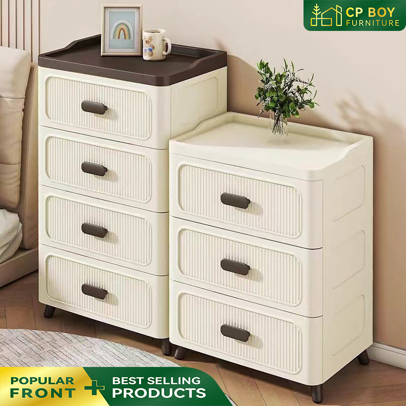 Ssr Storage Cabinet Plastic Drawer Bedside Drawer Organizer Thickened ...