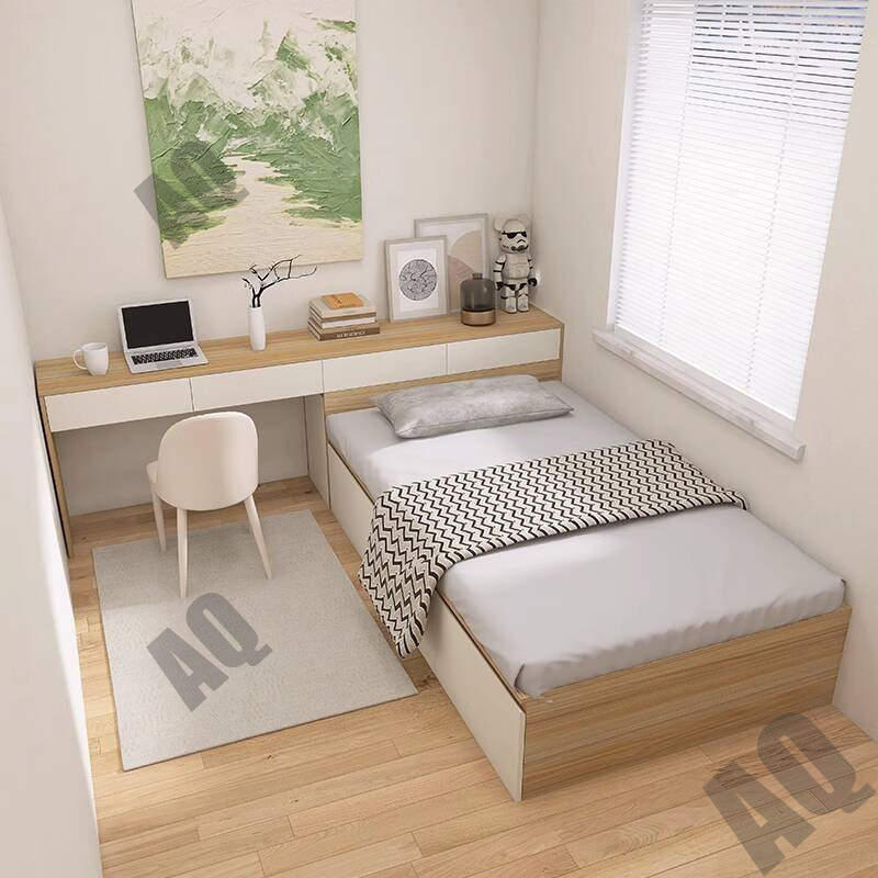 NAQ Tatami Storage Beds Space-saving Storage Bed Bed Cabinet ...