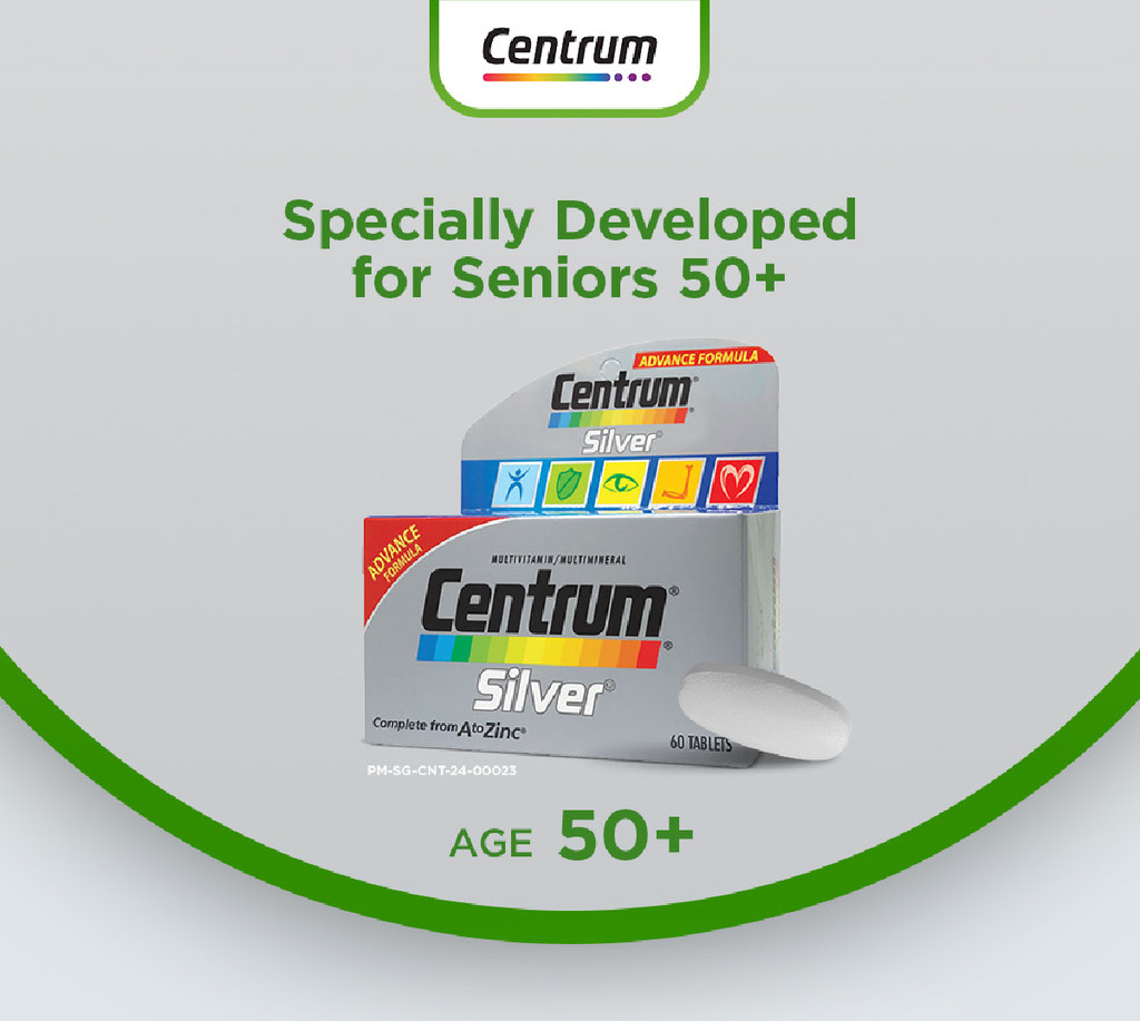 CENTRUM Silver Multivitamin Supplement For Seniors 50+, Energy ...