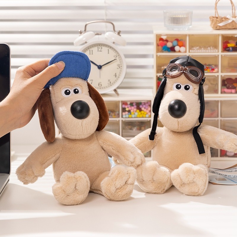 Hot Sale NEW Cute Wallace&Gromit Dog Plush Toy Funny Gromit Cartoon ...