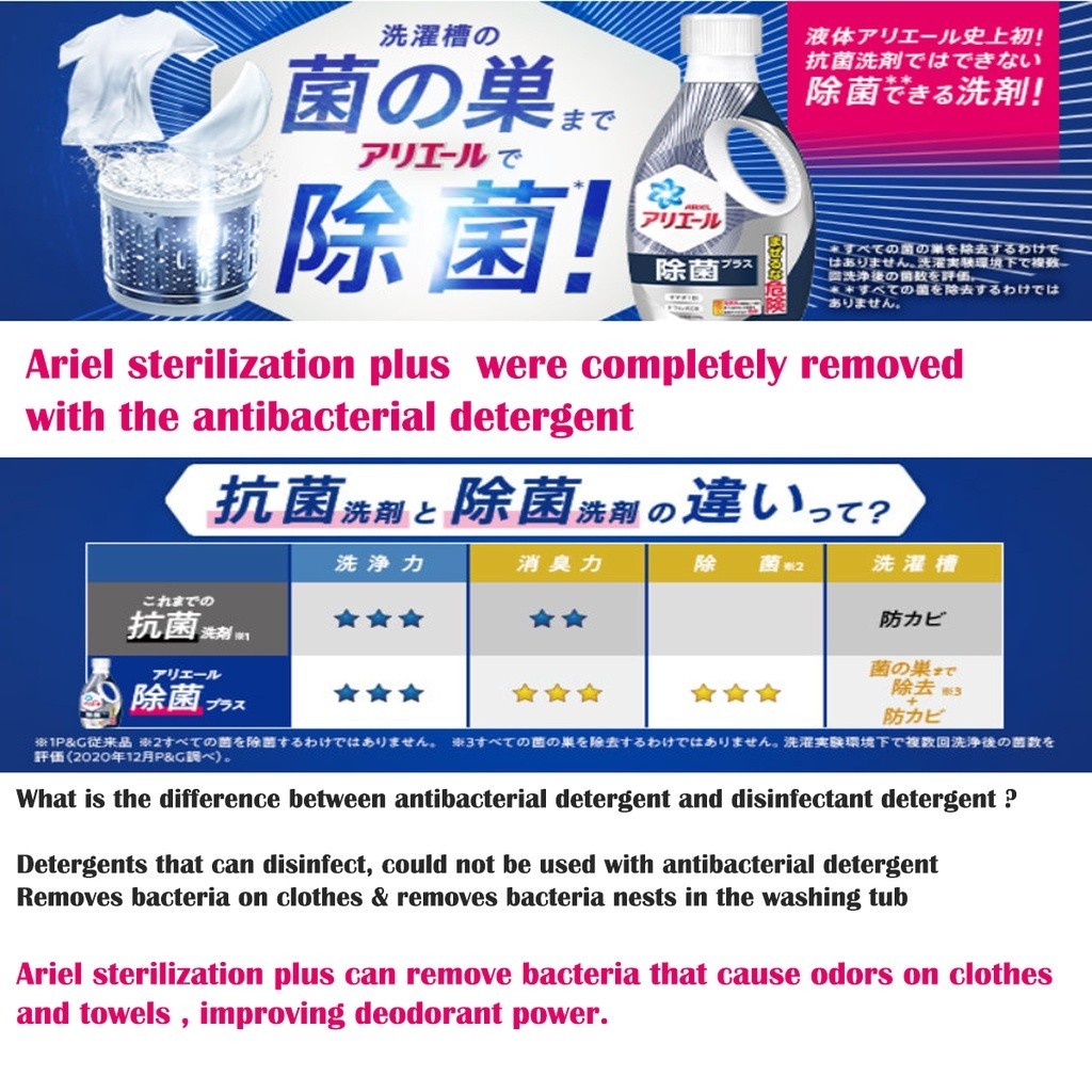 P&G Ariel(DYNAMO) Super Concentrated Laundry Detergent 690/720g Made in ...