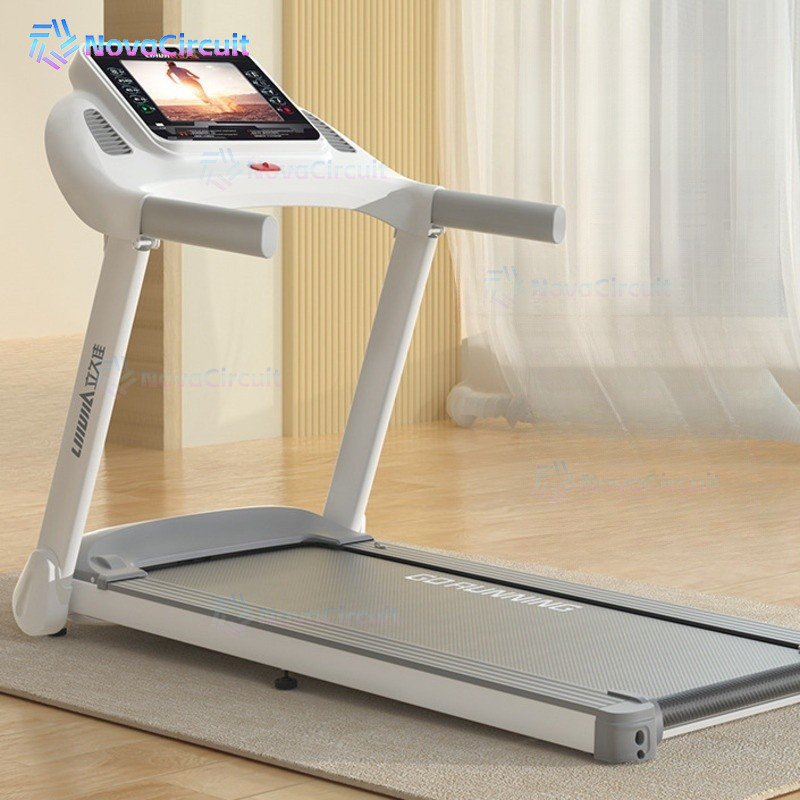 Motor-driven Treadmill Silent Shock Absorption Home Gym Treadmill With ...