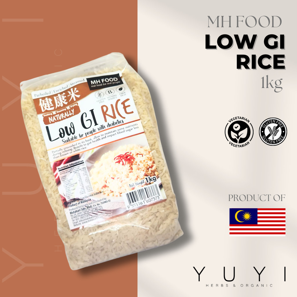 【MH Food】Naturally Low GI Rice 健康米 - 1kg | Shopee Singapore