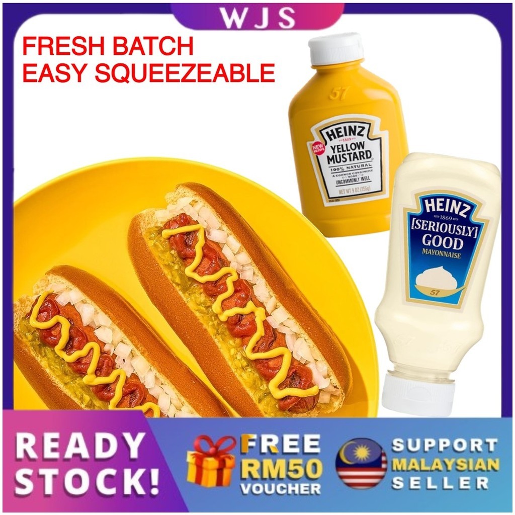 FREE RM50 VOUCHER MLQ Heinz Yellow Mustard Heinz Seriously Good ...