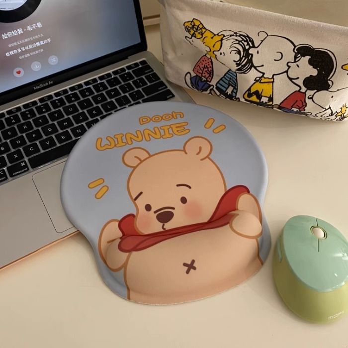 Nikko mouse pad style cute cartoon big belly bear mouse pad office ...