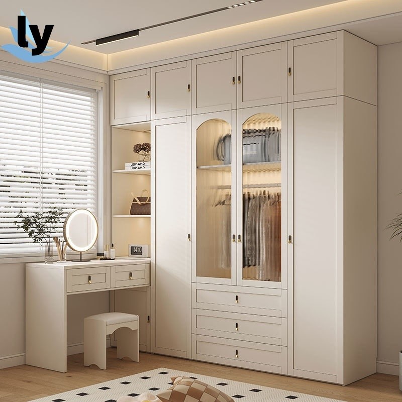 LY HDB Solid Wood Wardrobe | Wardrobe Cabinet |Wardrobe with Side ...