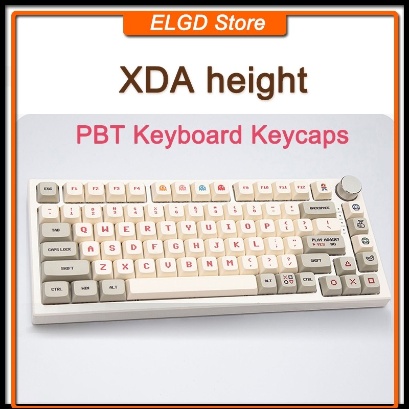 XDA Keycap PBT Keycaps Dye Sublimation Mechanical Gaming Keyboard ...