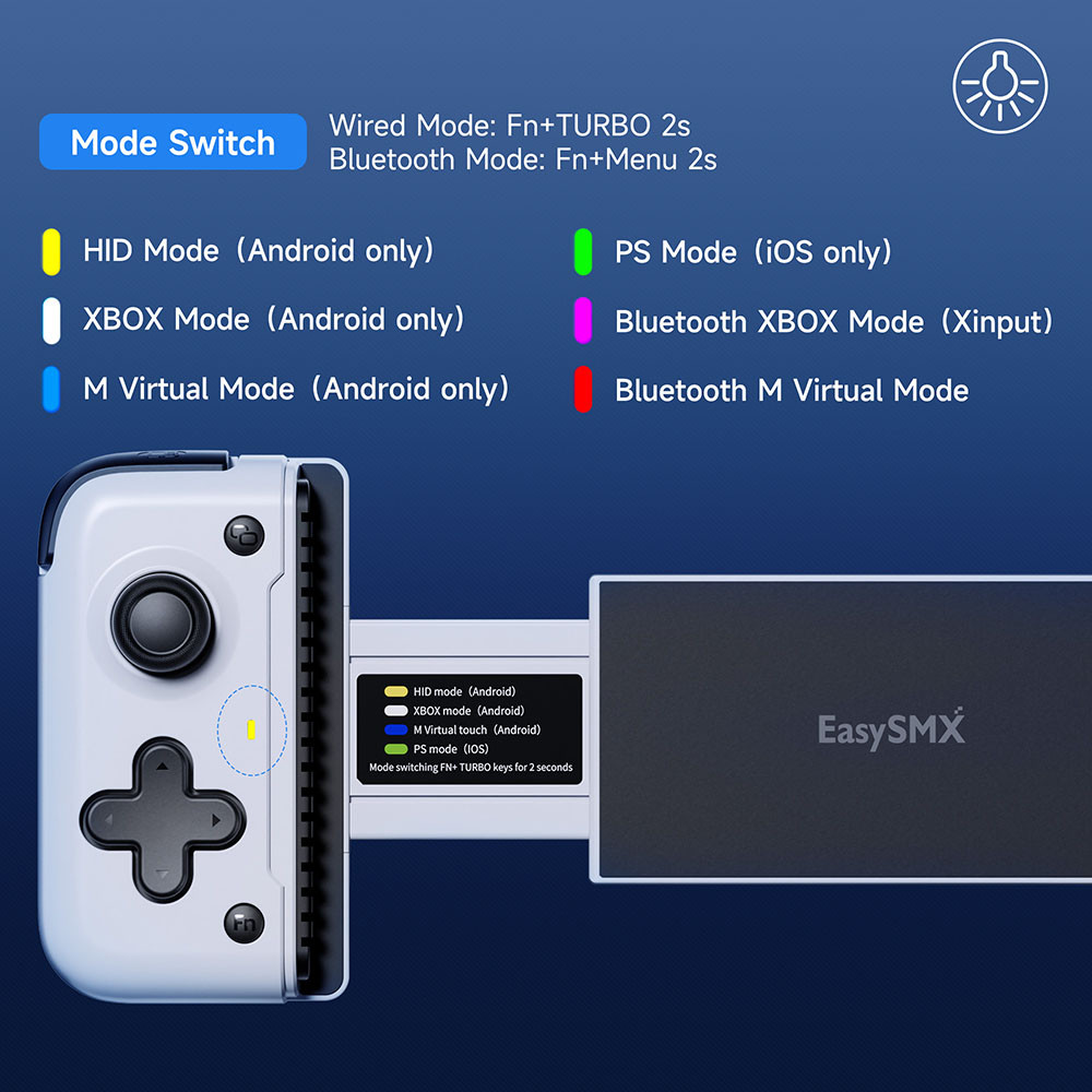 EasySMX M05 Type C Mobile Phone Controller for Cloud Gaming Xbox Game ...