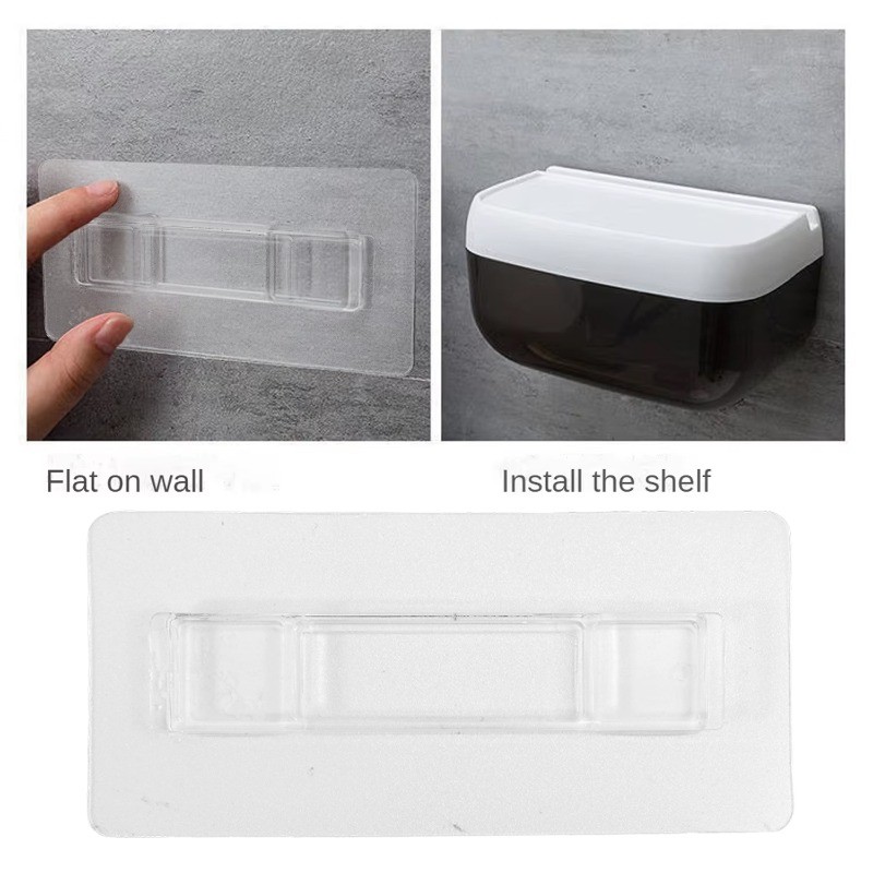 12Pcs Wall Mount Self Adhesive Hook - Plug Storage Holder - Traceless ...