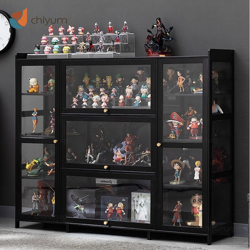 chiyum.sg Figurines Acrylic Display Cabinet Lego Transparent Display ...