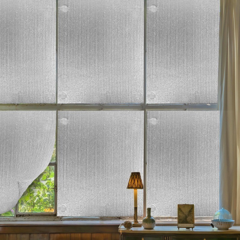 Home Window Sun Shade Pad - Punch-free Aluminum Foil Insulation Film ...
