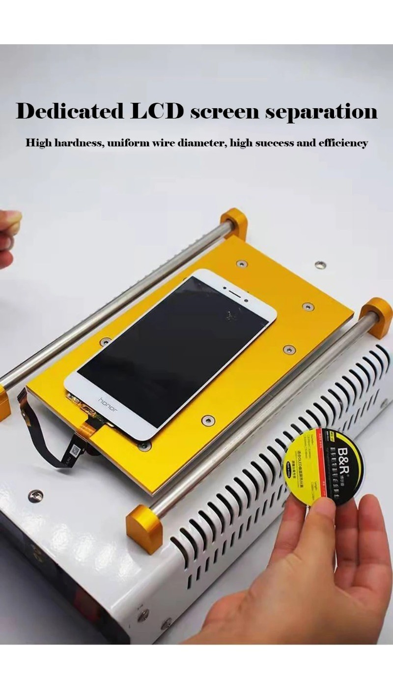 B&R Tungsten Alloy Steel Wire LCD Screen Separating Line for Curved ...