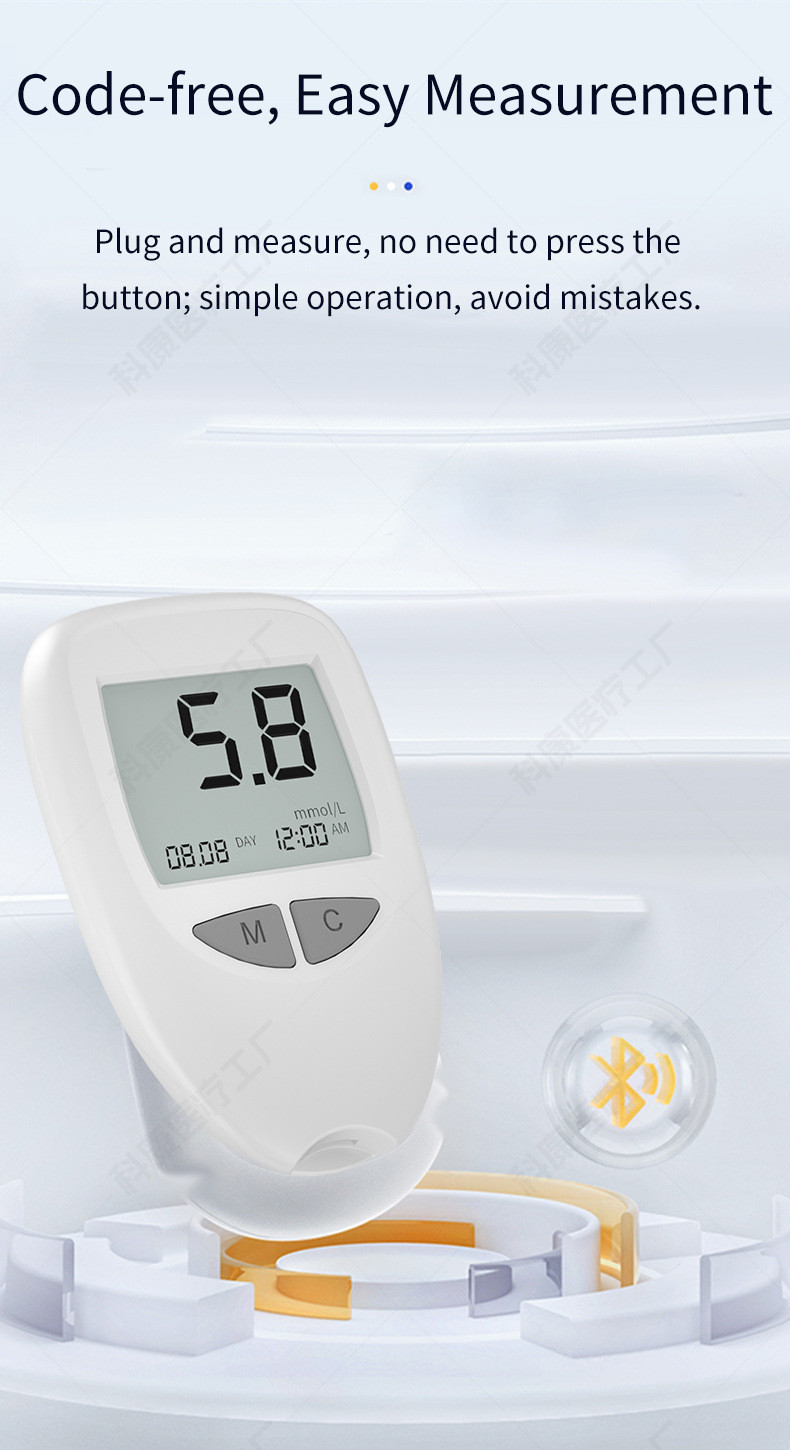 [SG Stock]Blood Glucose Monitor Kit - Accurate Testing Meter with ...
