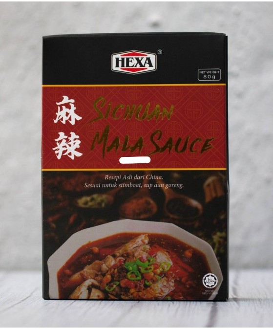 HEXA HALAL Sichuan Mala Sauce Paste 80g (BOX) | Shopee Singapore