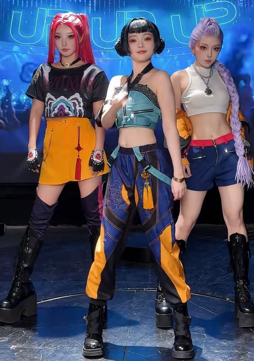 Anime Movie KPop Demon Hunters Cosplay Costumes Rumi Mira Zoey Cos ...