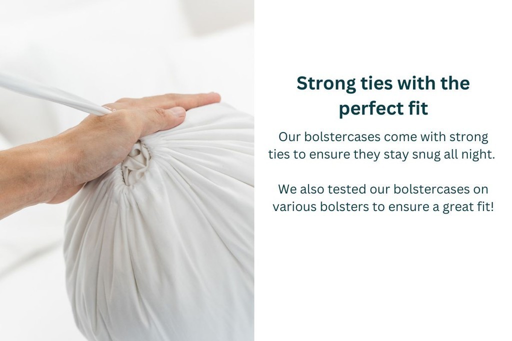 KAPAS LIVING | Bolstercase| 100% Extra-Long Staple Cotton | 400TC ...