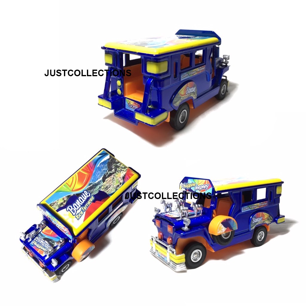 MEDIUM PHILIPPINE JEEPNEY Pull back Die cast model collectible | Shopee ...