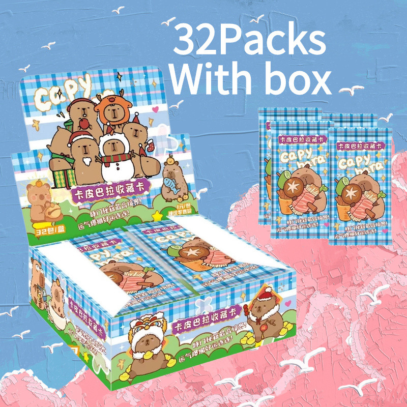 [Ready Stock] Kapibara Card 卡皮巴拉 卡片 160 Capybara Flash Cards Cute ...