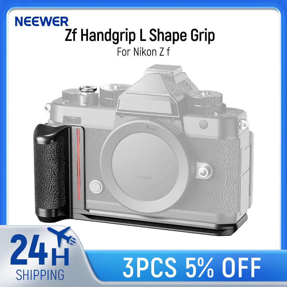 NEEWER Zf Handgrip L Shape Grip for Nikon Z f Ultra Thin Retro Formfitting Camera Mounting ...
