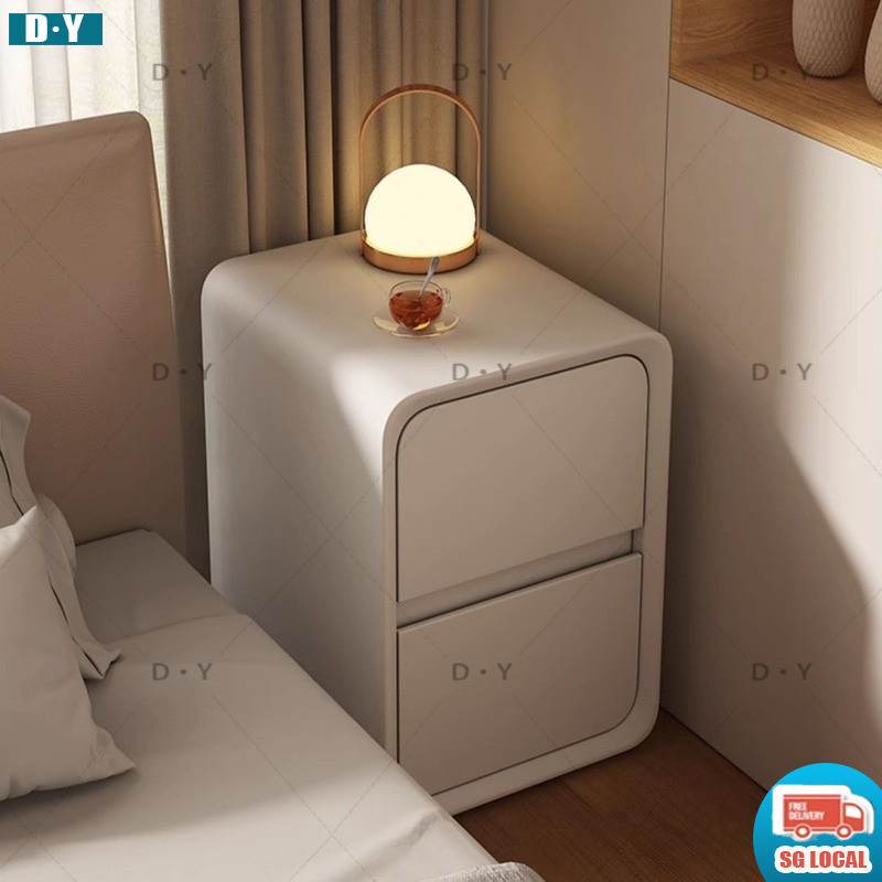 DXY Drawer Modern Minimalist Table Cream New Mini Storage Rack Extremely Bedside Cabinet Narrow ...
