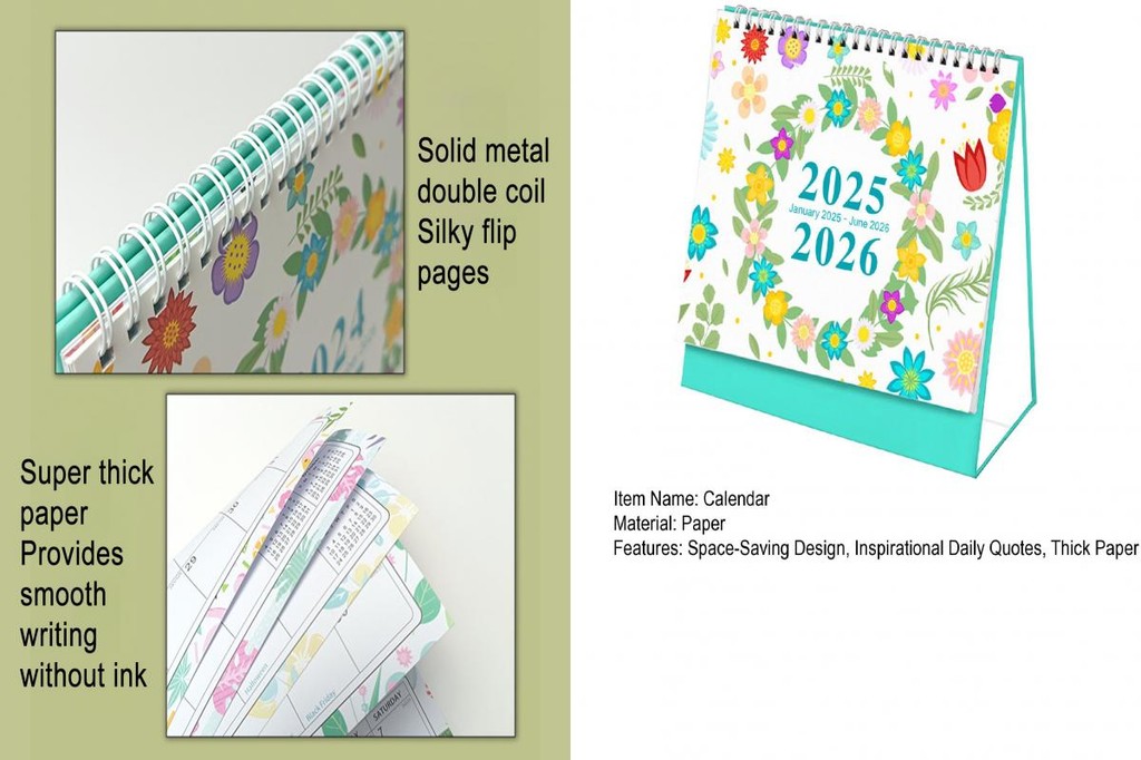 [CF] Positive Message Desk Calendar 2025 Inspirational Calendar 2025 ...